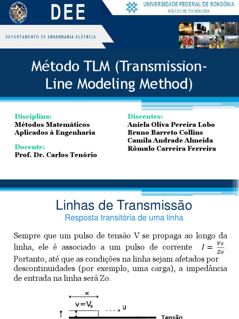 Método TLM (Transmission-Line Modeling Method) | PDF | Circuitos em ...