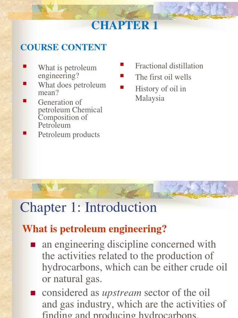 Introduction to Petroleum Engineering | PDF | Petroleum | Hydrocarbons