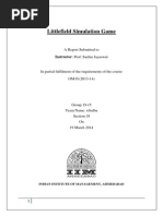 Littlefield Simulation Strategy Guide | PDF | Inventory | Applied ...