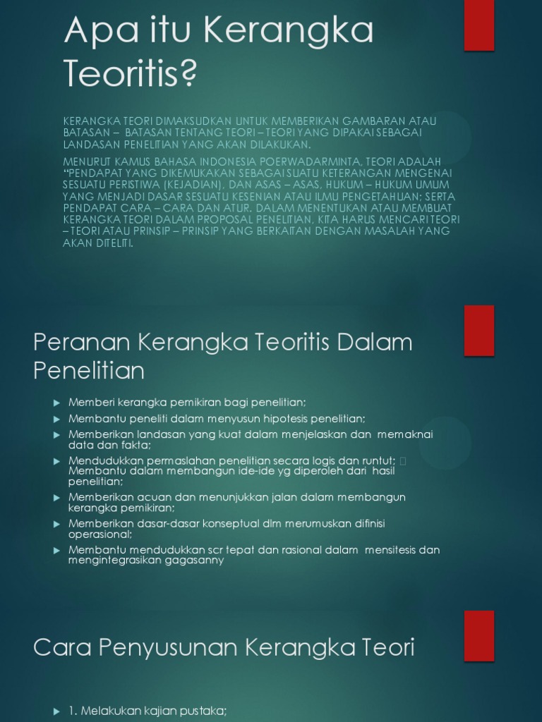 Apa Itu Kerangka Teoritis | PDF