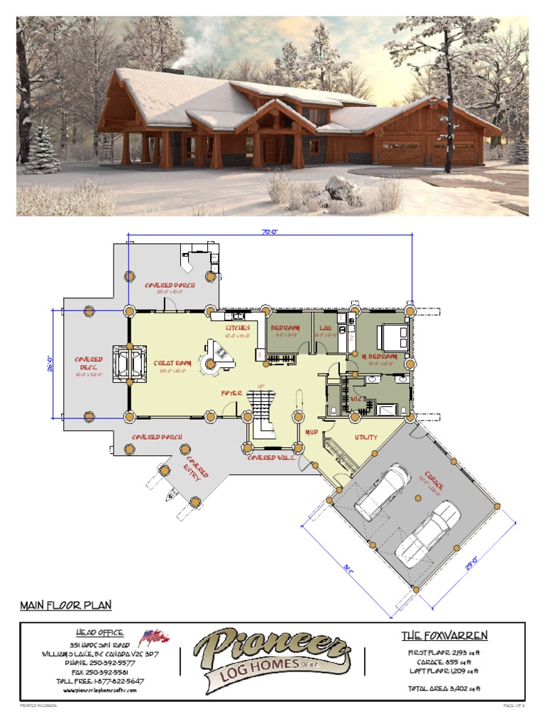 Main Floor Plan: Covered Porch | PDF