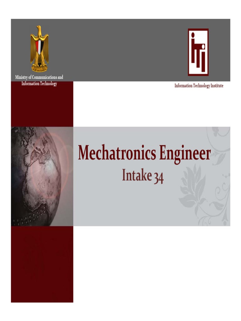 Mechatronics Engineering Program Overview | PDF | Mechatronics | Control System