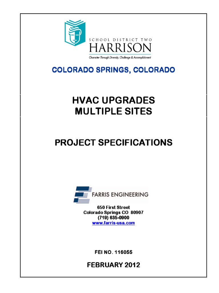 HVAC Complete Specifications | PDF | Demolition | Waste Management