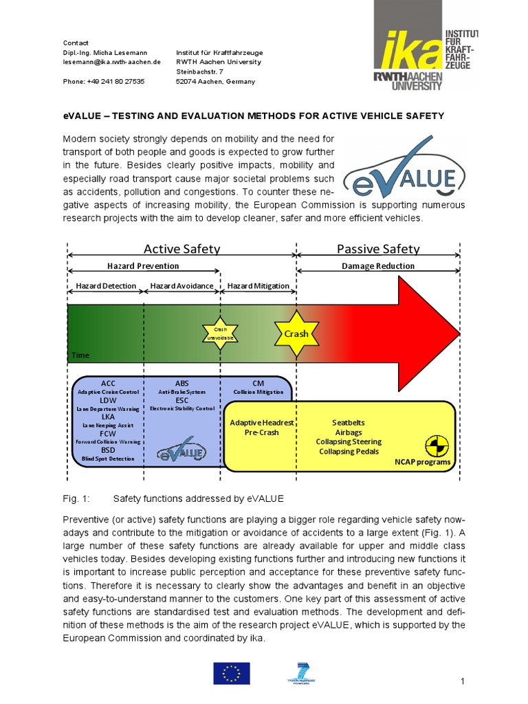 Passive Active Safety | PDF | Automobile Safety | Safety