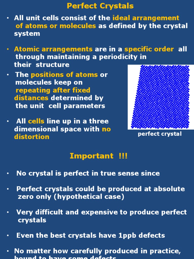 Crystal Defects | PDF | Dislocation | Crystallite