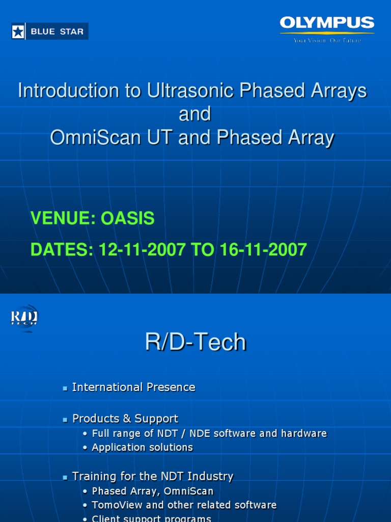 Introduction To Ultrasonic Phased Arrays and Omniscan Ut and Phased Array | PDF | Ultrasound ...