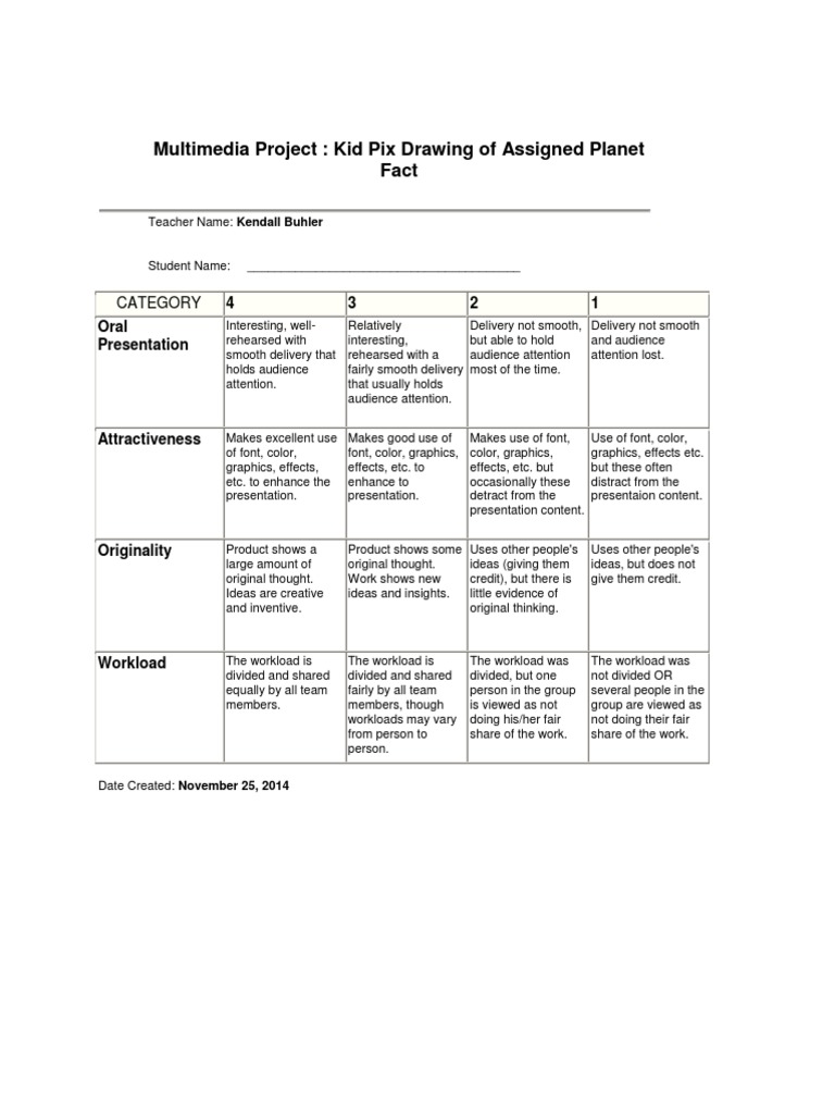 Multimedia Project Rubic | PDF | Art