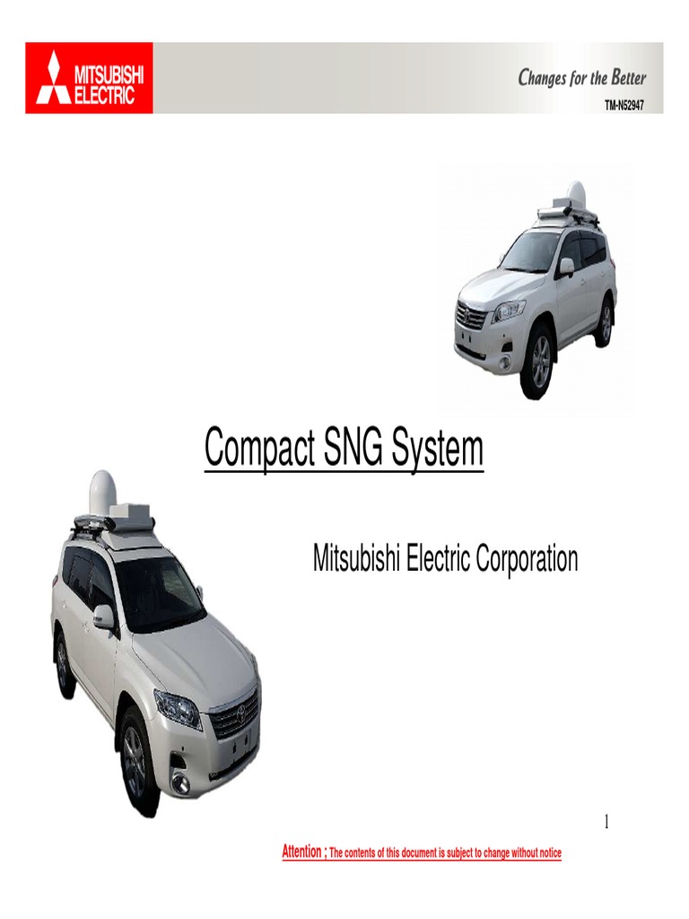 Mitsubishi Electric Compact SNG System: A Technical Overview and ...