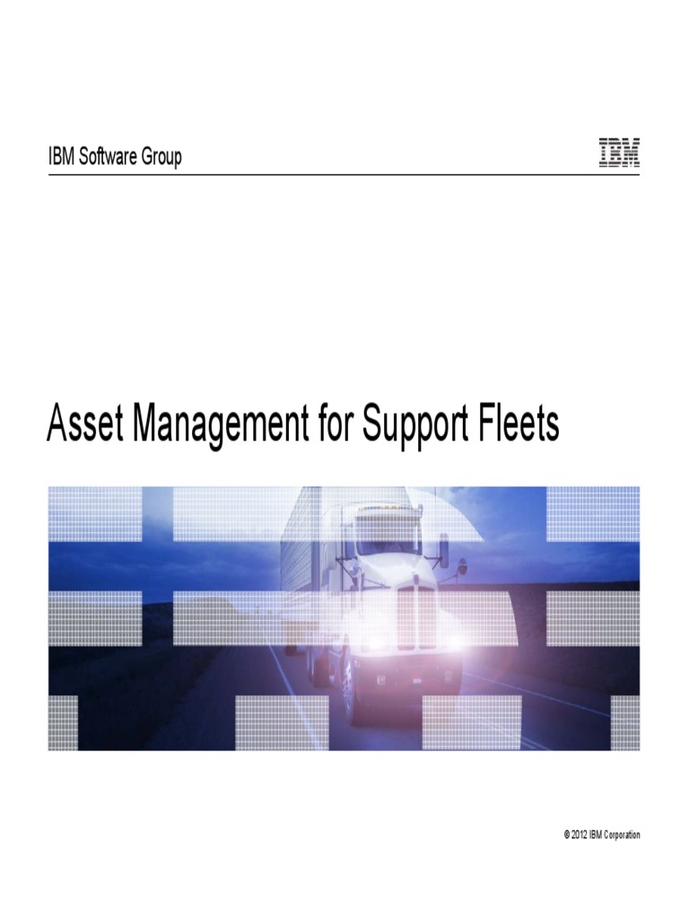 Asset Management for Fleet | Inventory | Public Transport