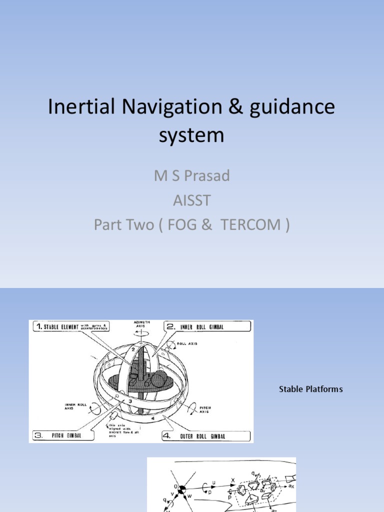 Inertial Navigation Systems Overview | PDF | Inertial Navigation System ...