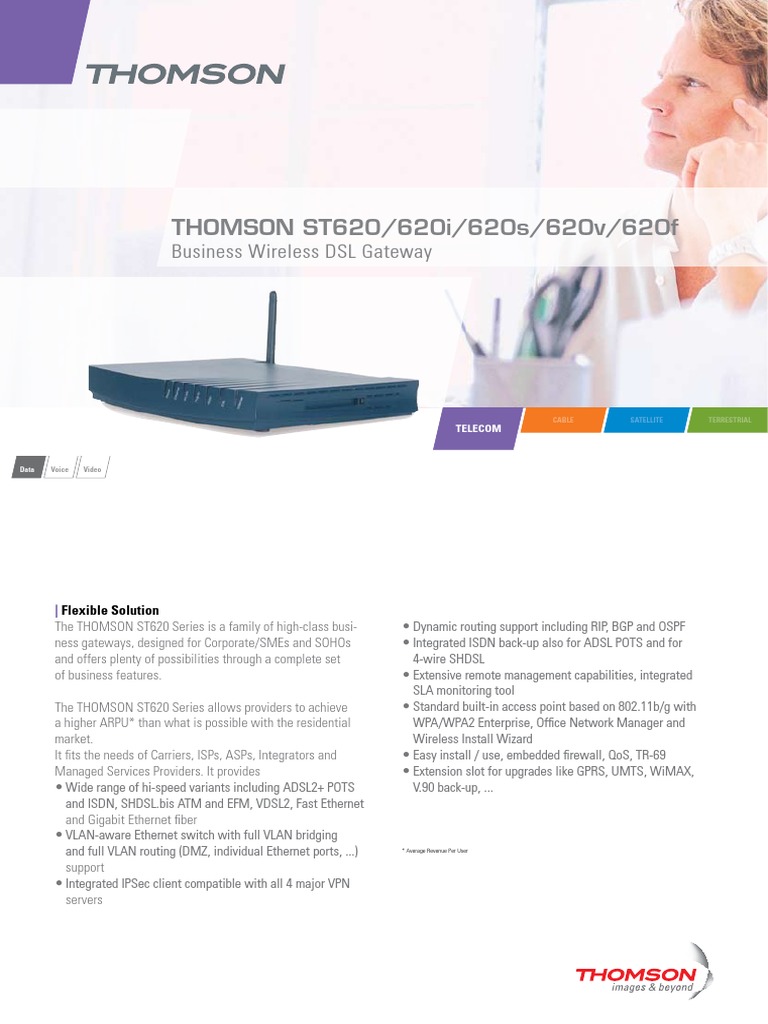 Thomson Speedtouch 620s | Virtual Private Network | Quality Of Service