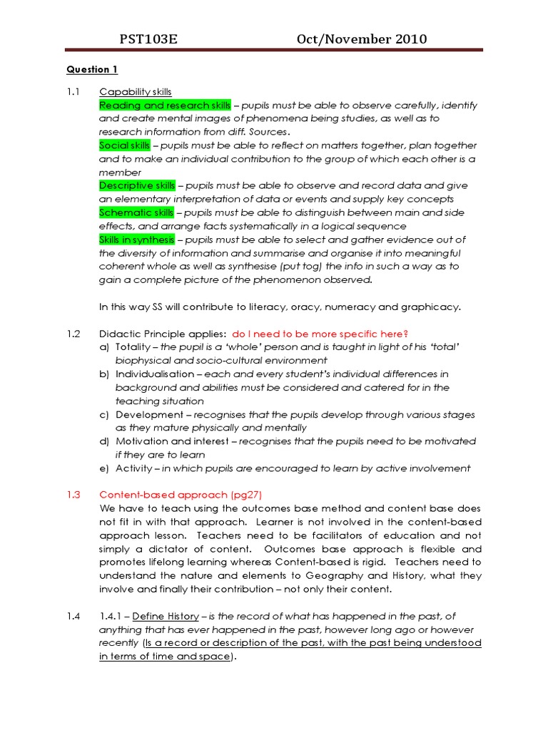 Previous Exam Answers ENG1502 | PDF | Educational Assessment | Homework