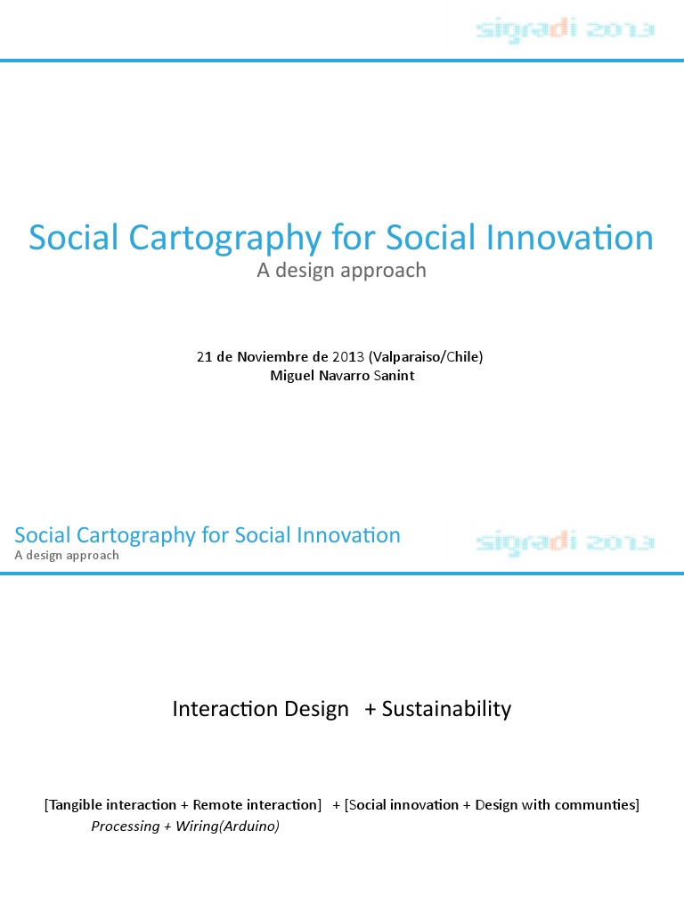 Social Cartography Design Approach | PDF | Cartography | Innovation