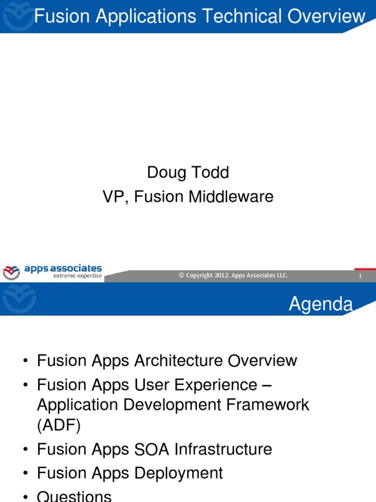 Fusion Application Technical Overview | PDF | Service Oriented ...
