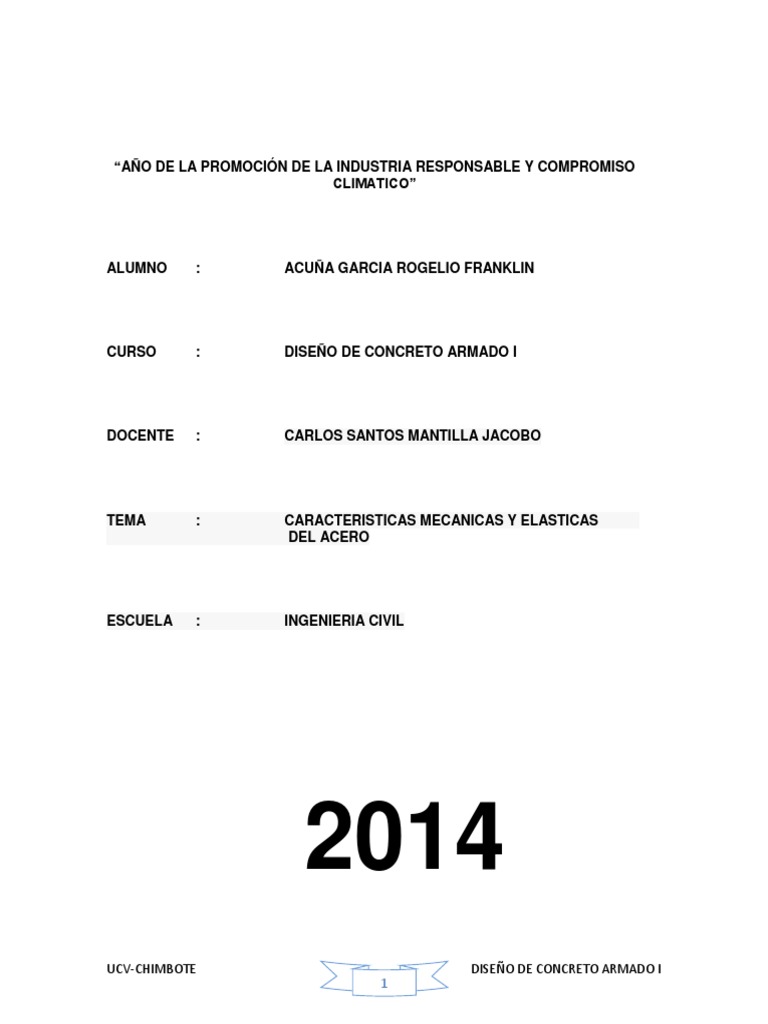 Concreto Armado | PDF | El módulo de Young | Acero