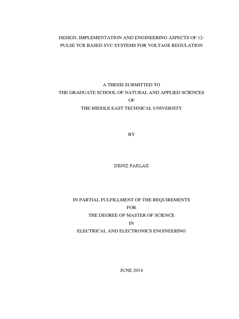 Design, Implementation and Performance Analysis of a 12-Pulse TCR Based ...