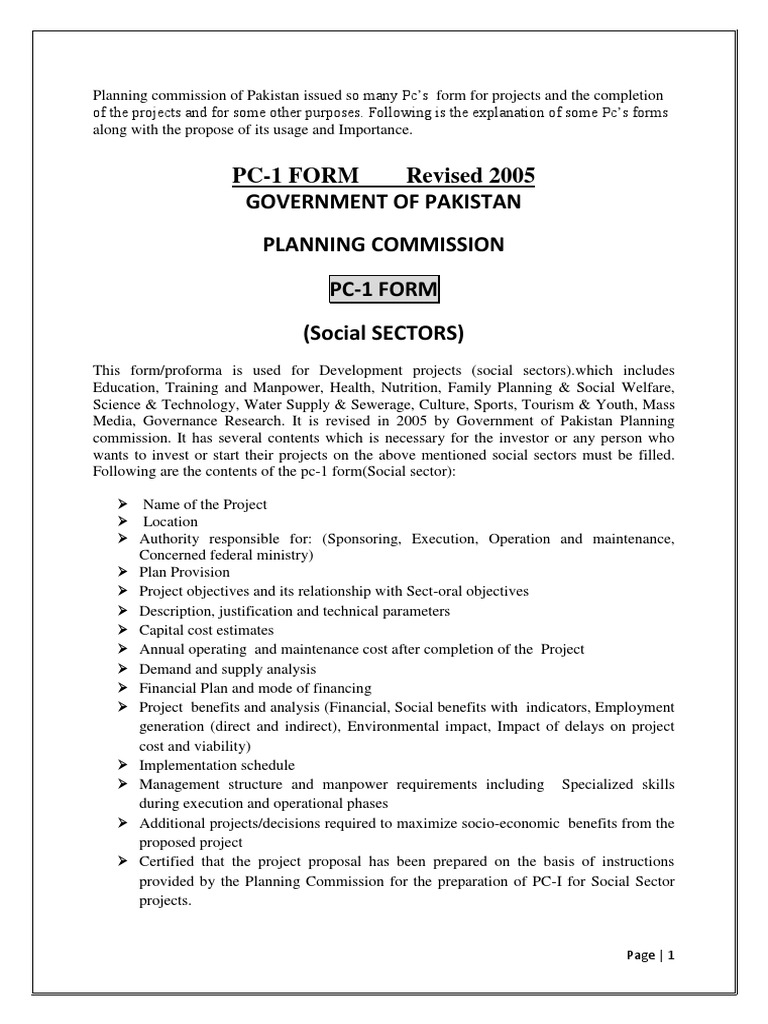 Explanation of The PC Forms | PDF | Net Present Value | Feasibility Study