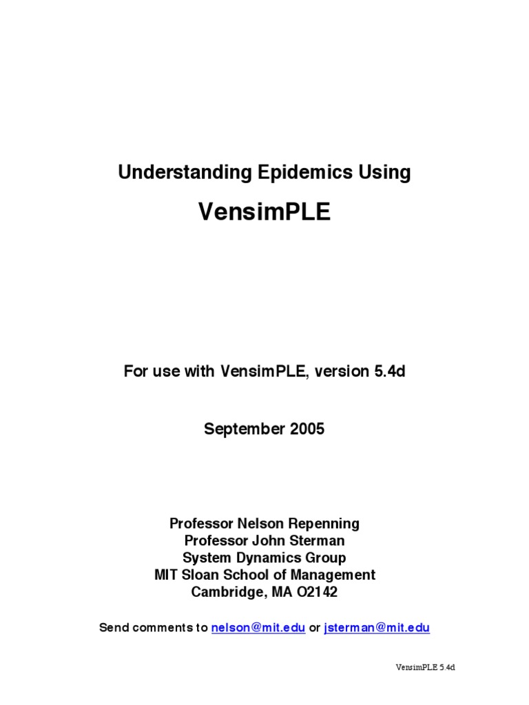 VensimPLE SARS Tutorial | PDF | Computer Simulation | Endogeneity (Econometrics)