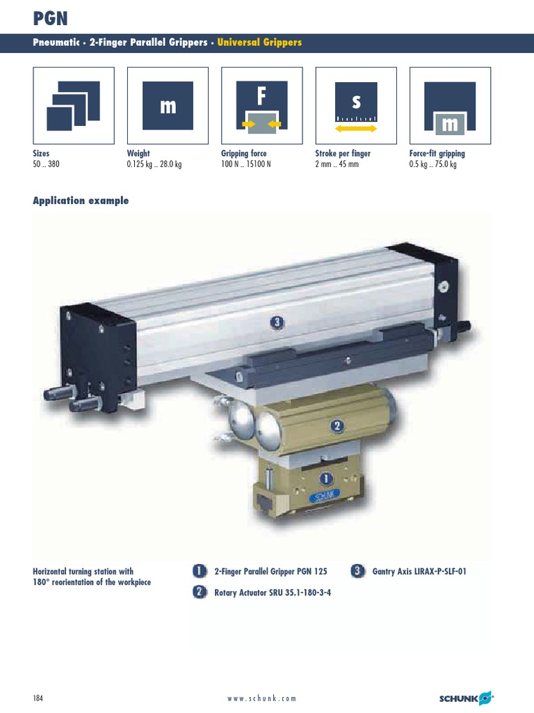 Schunk_ Pinza_PGN_125_EN | Actuator | Valve