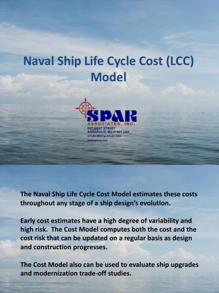 Naval Ship Life Cycle Cost Model | PDF | Product Lifecycle | Naval ...