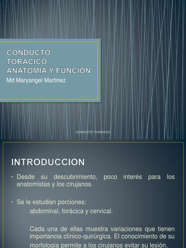 Anatomía y Función del Conducto Torácico | PDF | Sistema linfático ...