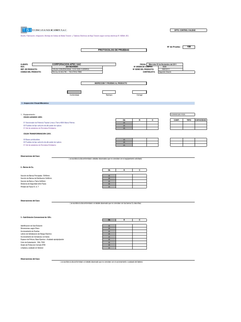 Protocolo de Celdas | PDF