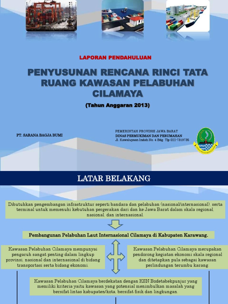 RRTR Pelabuhan Cilamaya | PDF