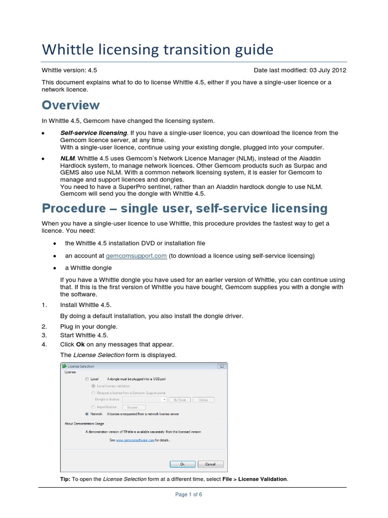 Licensing Transition Guide | PDF | Server (Computing) | Installation ...