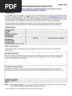Probation Period Assessment Form | PDF | Employment | Business