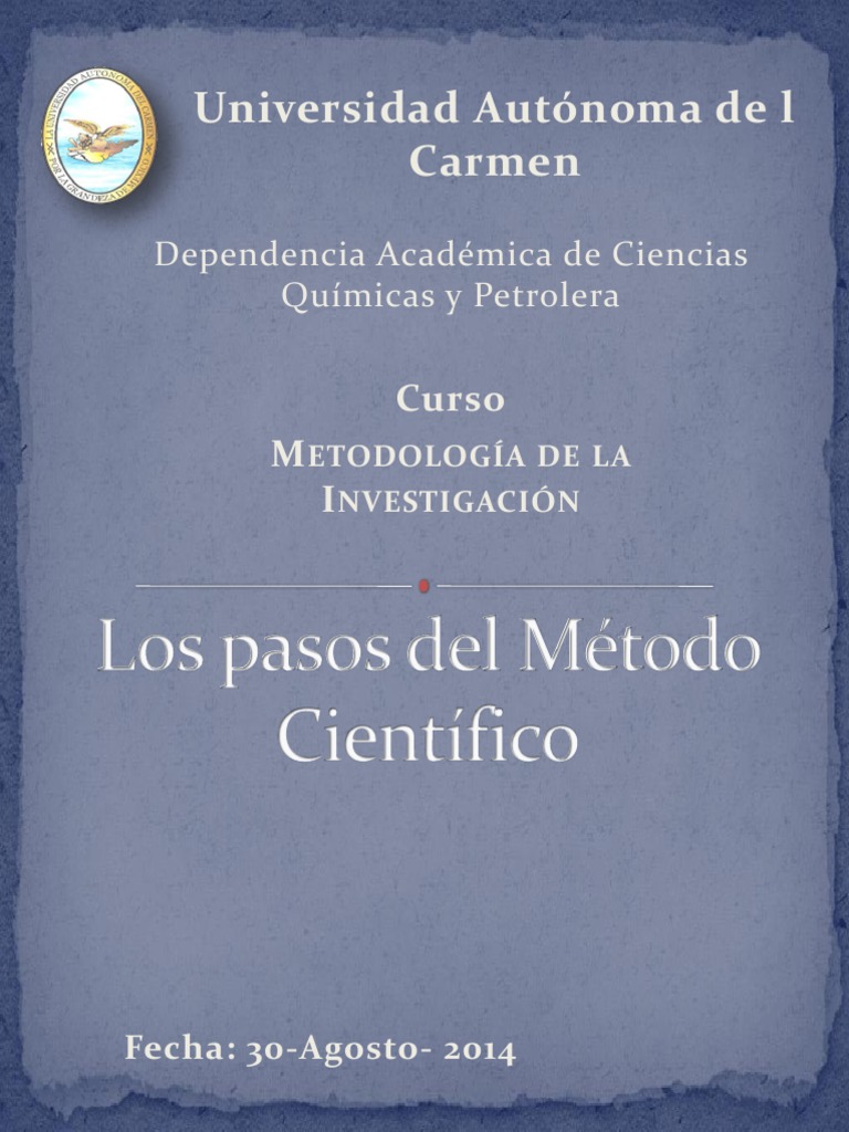 Pasos del Método Científico Explicados | PDF