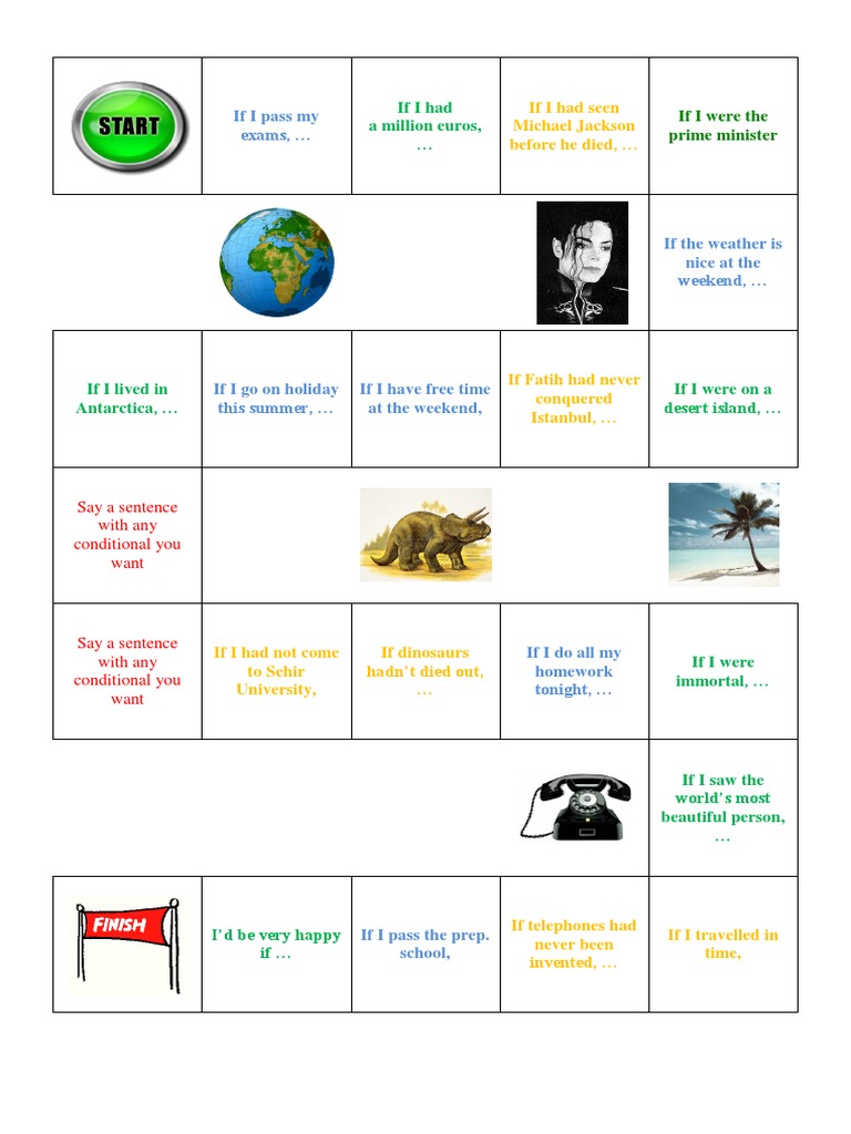 If Clauses Board Game | PDF | Travel | Art