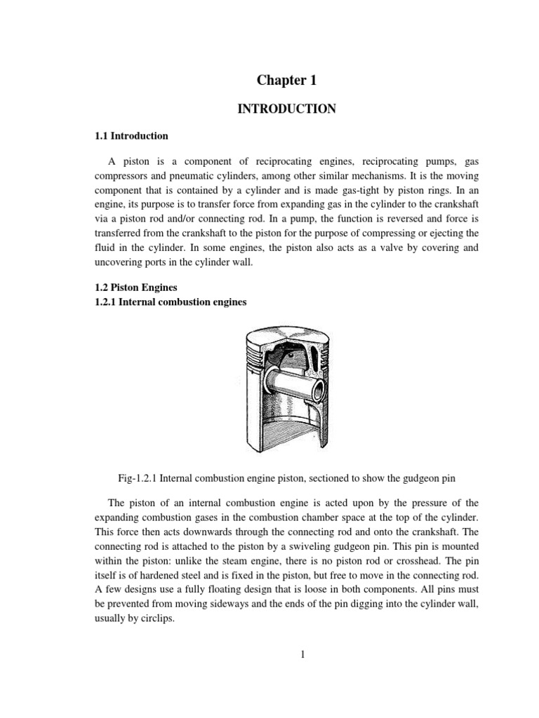 4 Report | PDF | Piston | Internal Combustion Engine