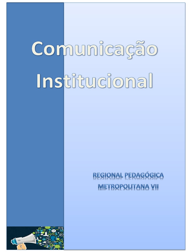 Comunicação Institucional PDF | PDF | Rede social | Comunicação
