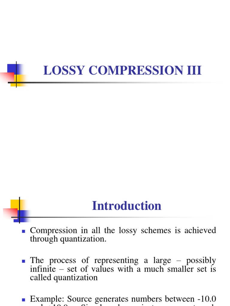 Lossy Compression Iii - 1 | PDF | Data Compression | Applied Mathematics