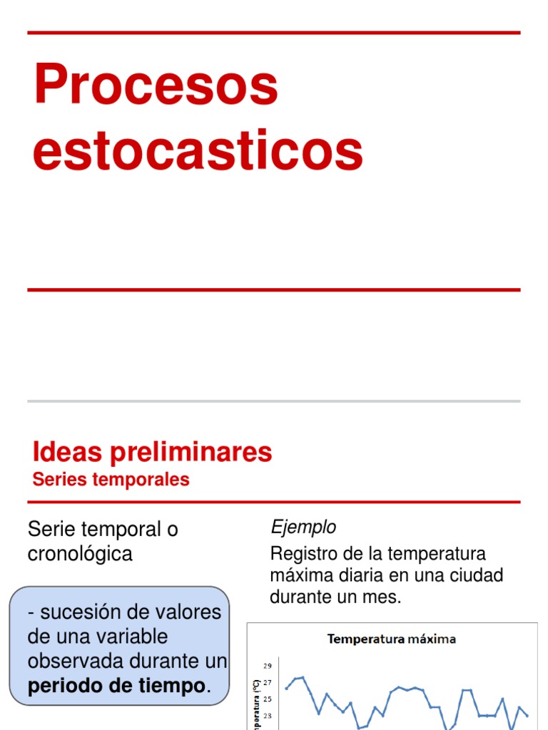 Introducción a Procesos Estocásticos | PDF | Cadena Markov | Estocástico