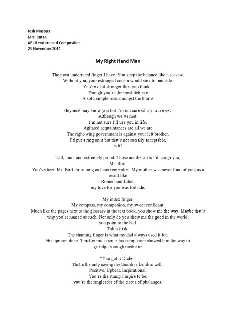 Apostrophe Poem | PDF | General Fiction