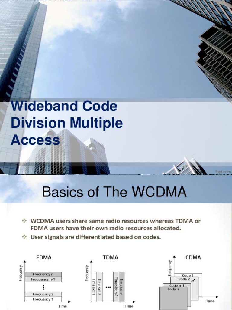 Wideband Code Division Multiple Access | PDF | Radio | Telecommunications Infrastructure