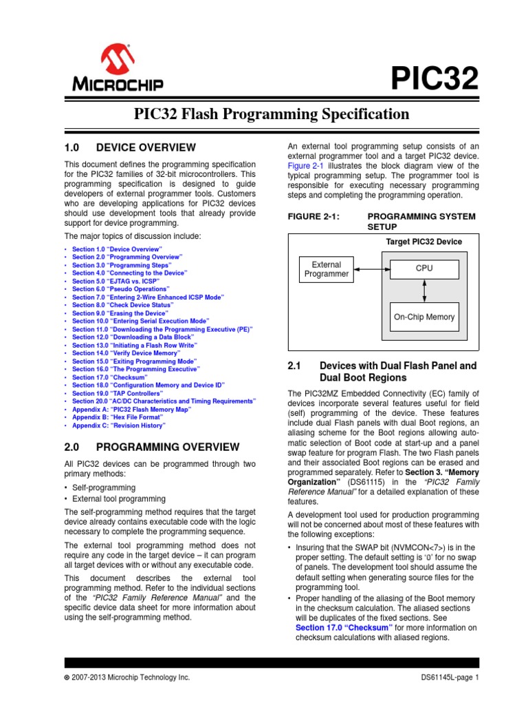 61145L | PDF | Pic Microcontroller | Flash Memory