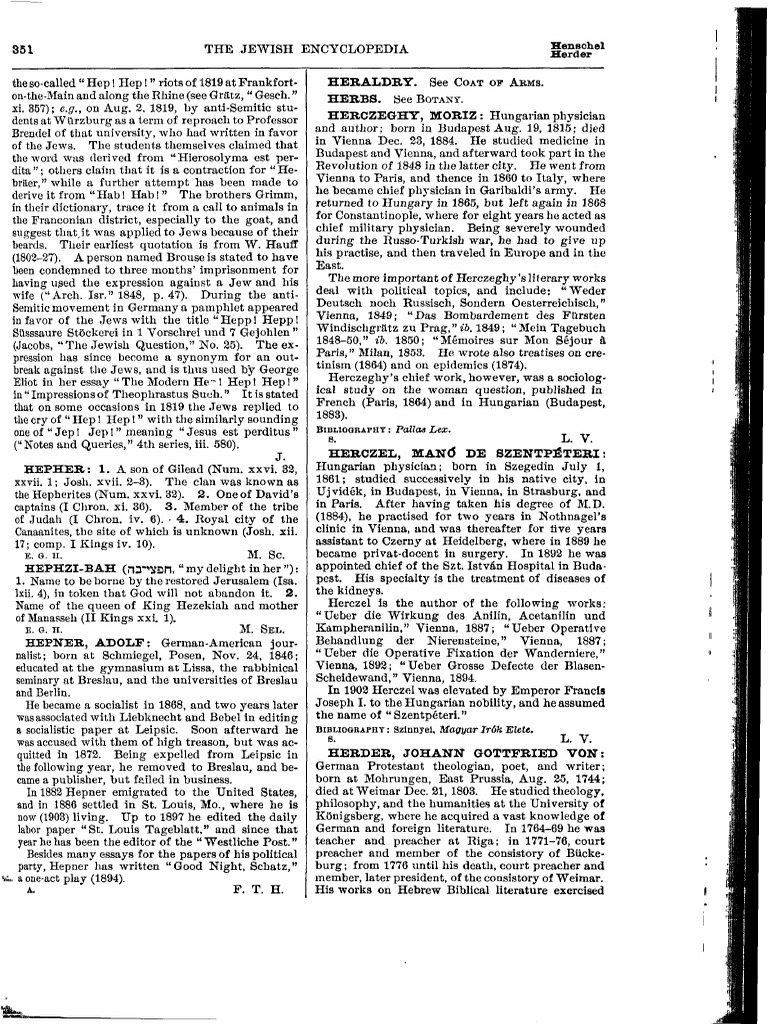 Herder Jewish Encyclopedia | PDF | Jews | Jews And Judaism