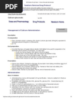 Calcium Replacement Guidelines | PDF | Magnesium | Intravenous Therapy