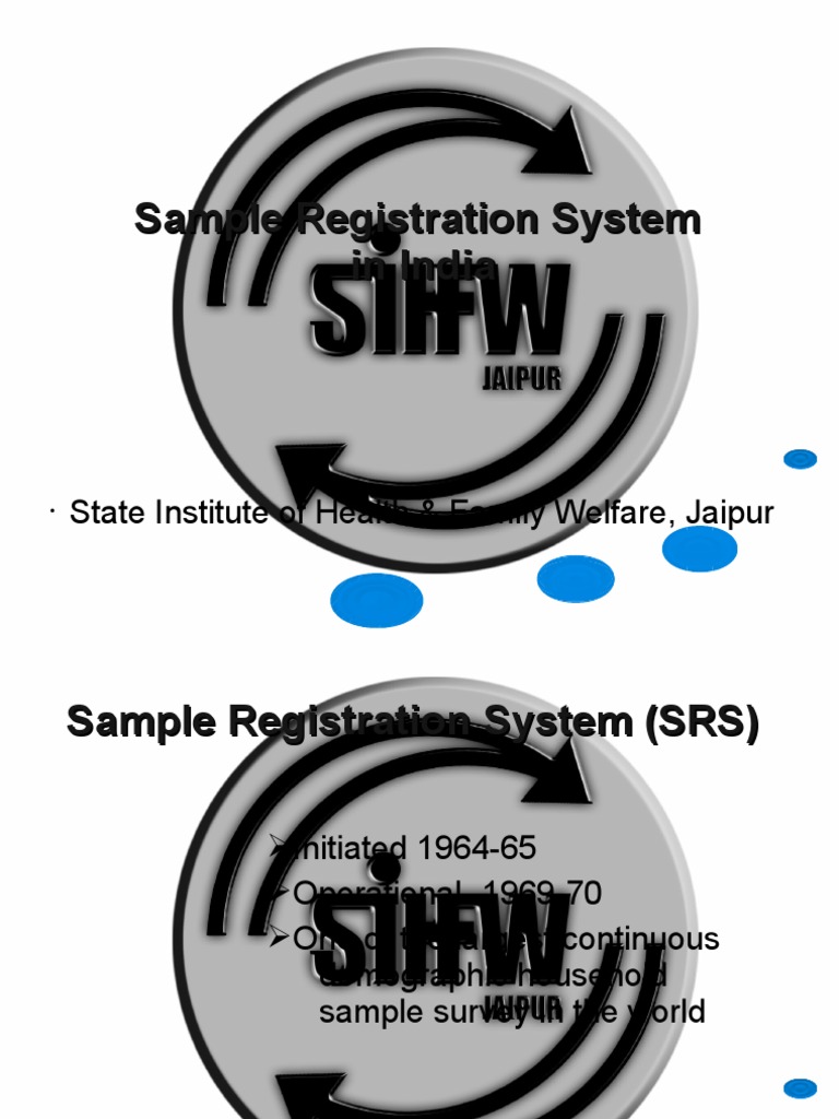 Overview of India's Sample Registration System | PDF | Mortality Rate ...