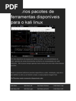 Ferramentas Kali no Ubuntu com Katoolin | PDF | Ubuntu (sistema operacional) | Linux