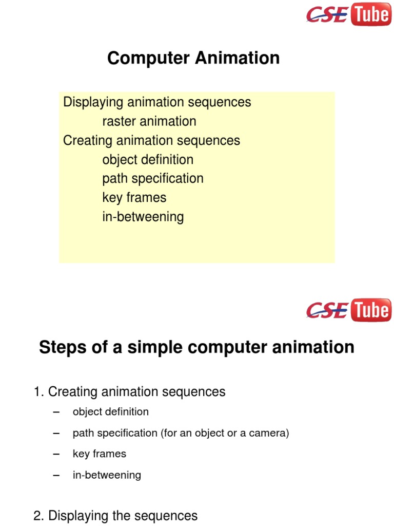 3D Animation | PDF | Computer Animation | Interpolation
