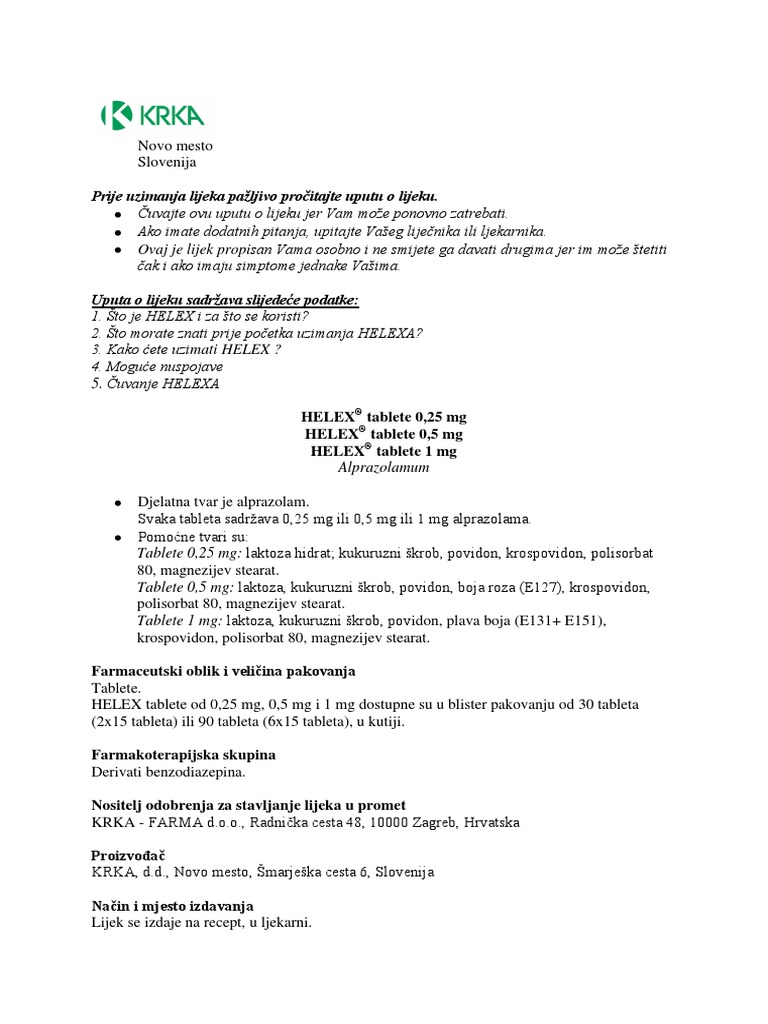 Helex Pil PDF | PDF