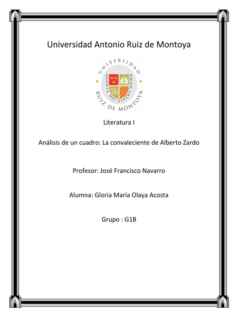 La Convaleciente de Alberto Zardo | PDF