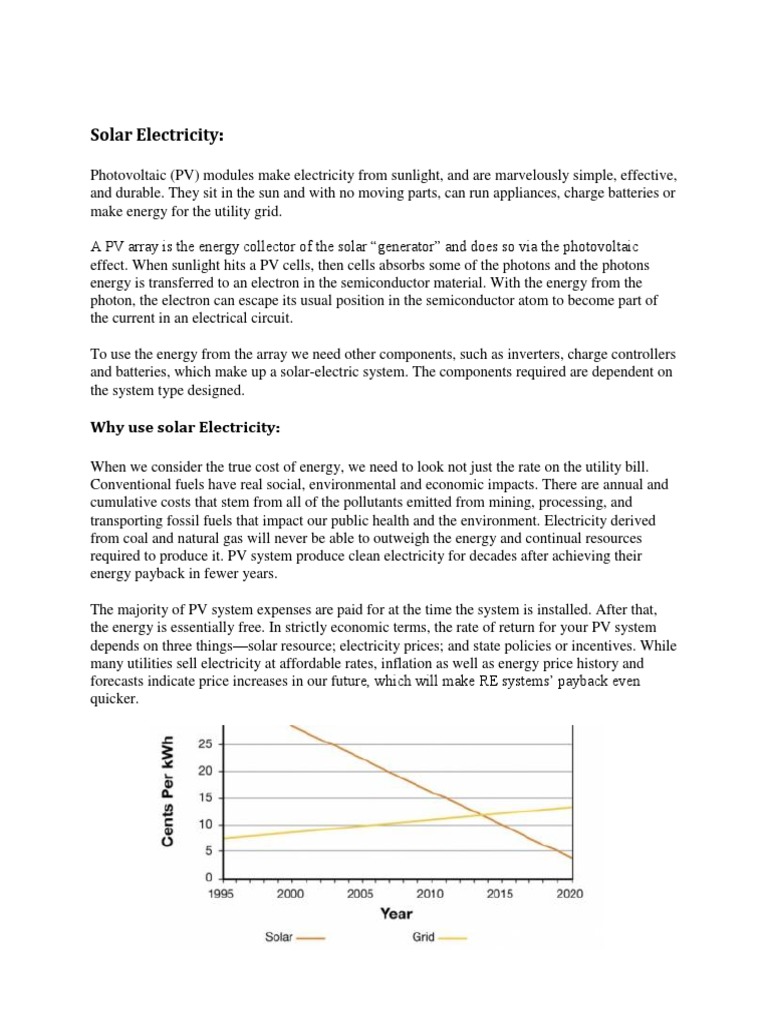 Proposal For Solar Power in Rural Areas | PDF | Photovoltaics | Solar Power