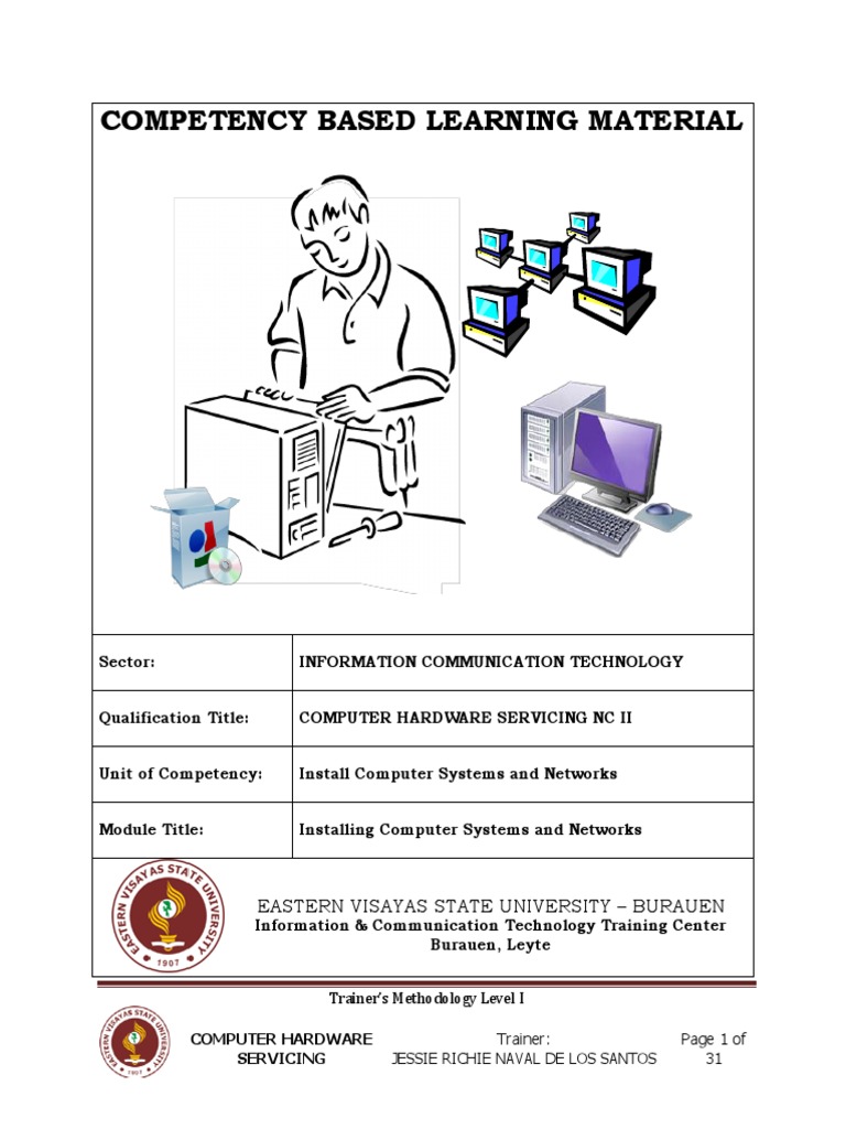 Competency Based Learning Materials | PDF | Bios | Booting