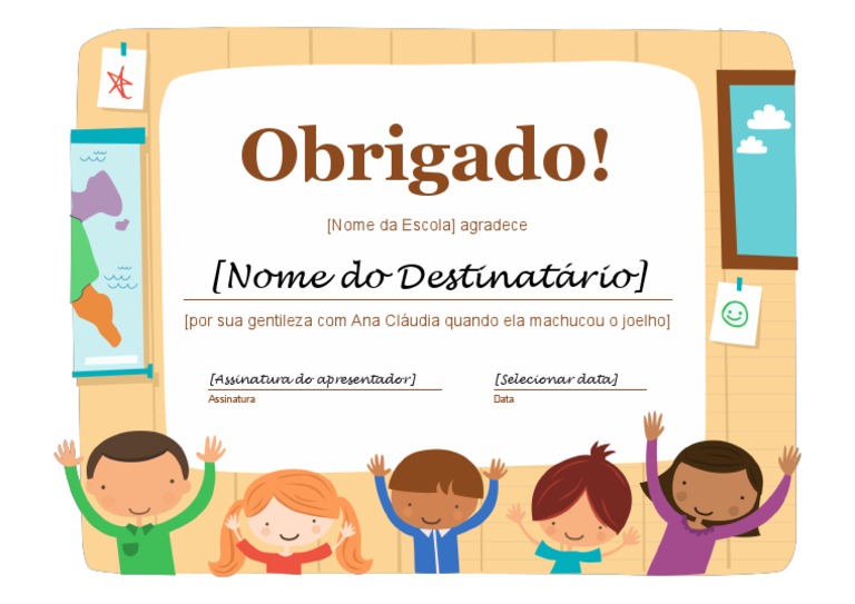 Certificado de Agradecimento | PDF