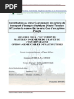 Dimensionnement des pylônes télécoms | PDF | Flambage | Flexion (matériau)