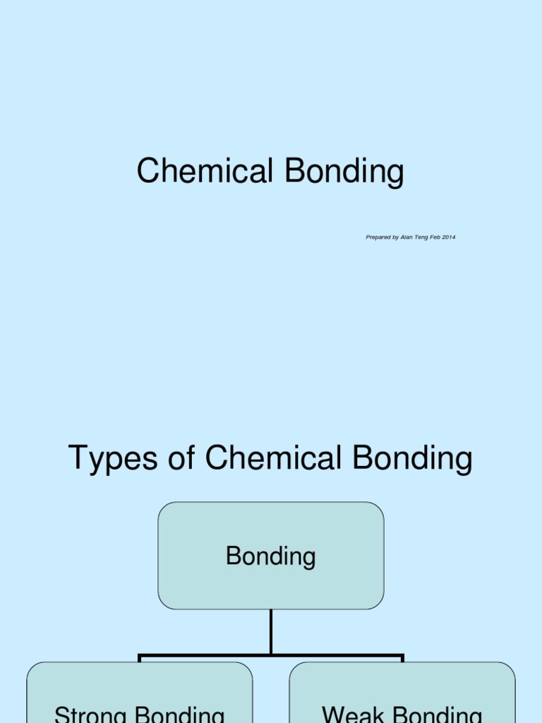 Chemical Bonding | PDF | Ionic Bonding | Chemical Bond